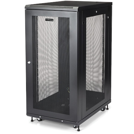 Startech.Com 24U Server Cabinet / Network Cabinet - Server Rack Enclosure RK2433BKM | Zoro